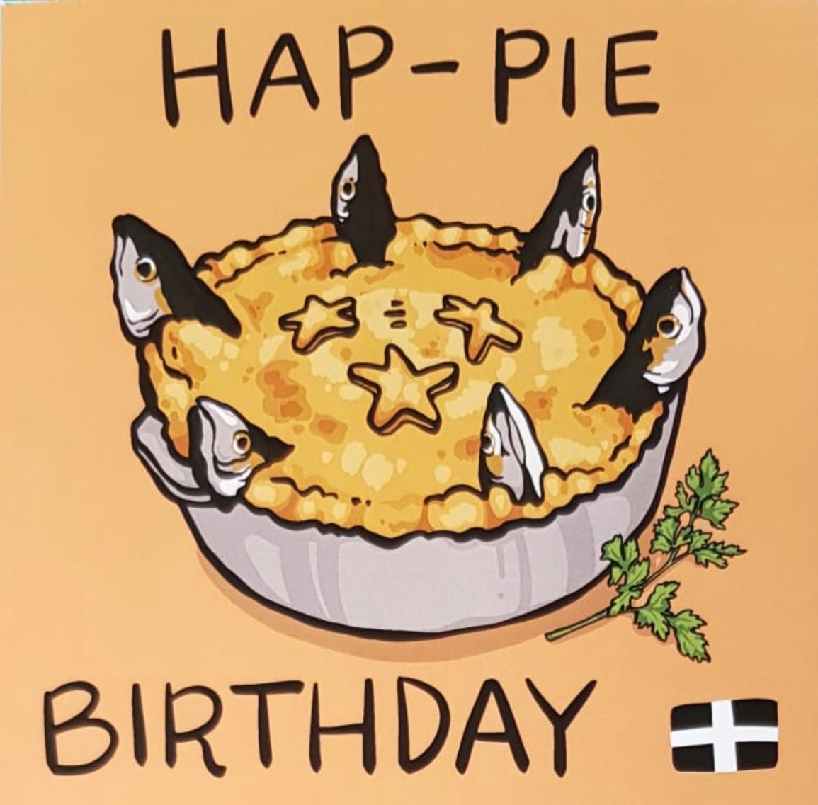 Hap Pie Birthday - Card – Cornwall Art Galleries